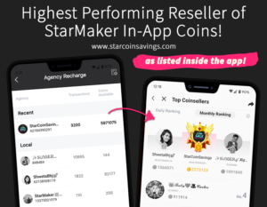 Starcoin Savings – The official reseller for StarMaker!
